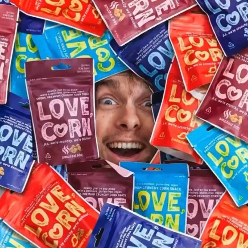 LOVE CORN | Delicious Crunchy Corn Snacks